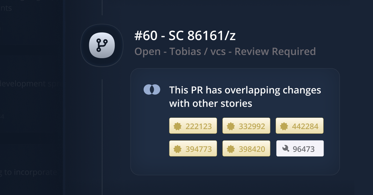 Get visibility into blockers and work harmoniously as a team with Overlapping PRs | Shortcut Blog